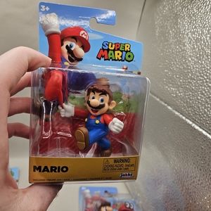 Jakks | Toys | 7 Super Mario Bros Yoshi Mario Cappy Fire Ice Figure 25 ...